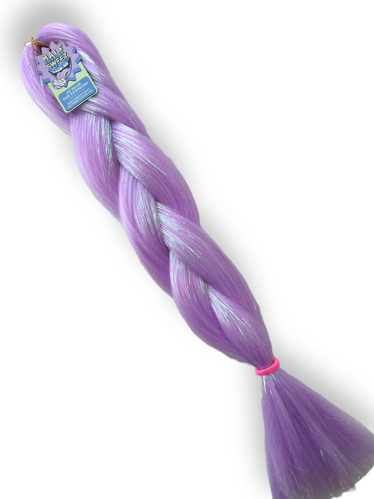 No Collabs - Lilac Tinsel Braiding Hair