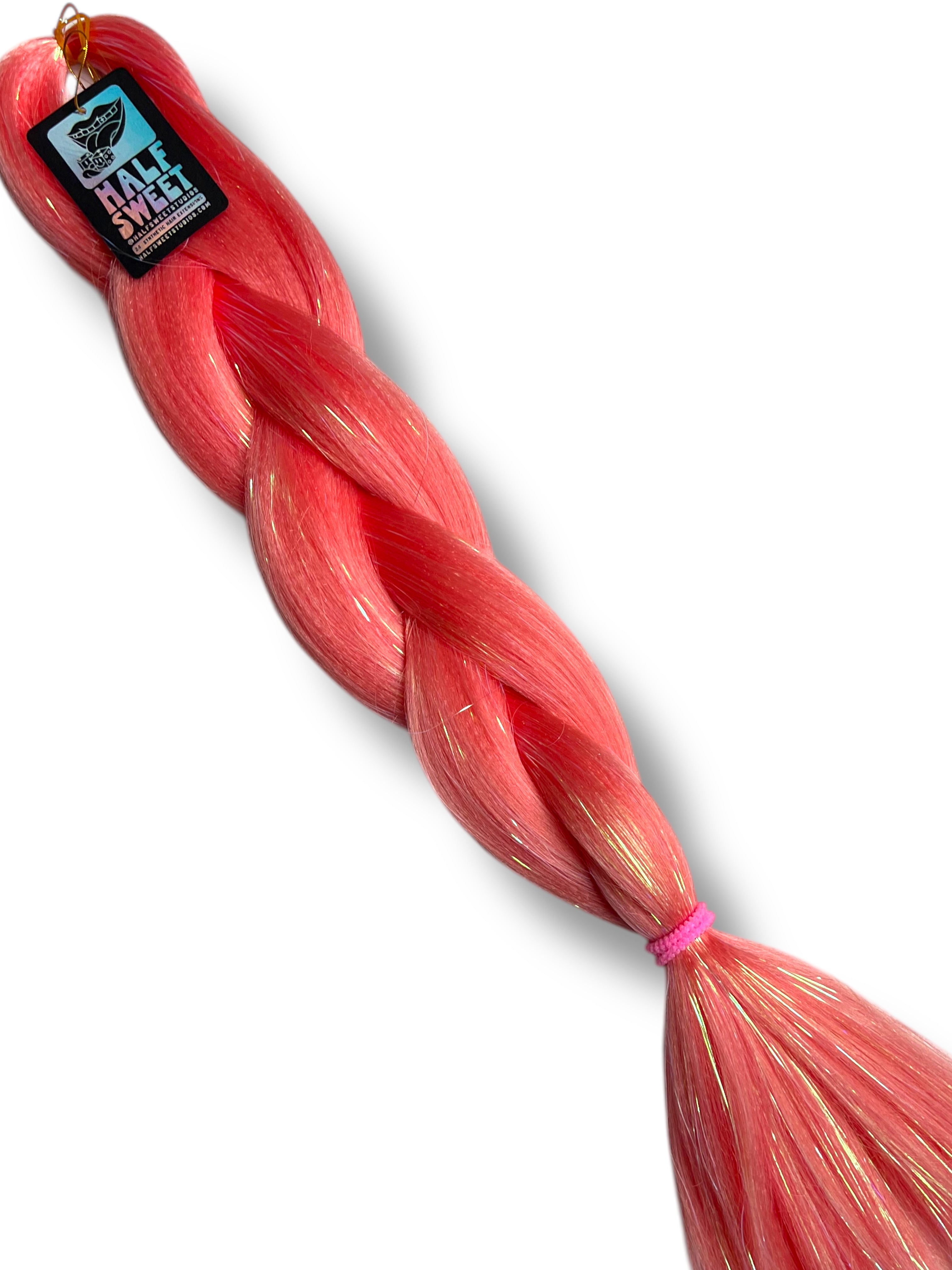 Sheet Freak - Peach Tinsel Braiding Hair